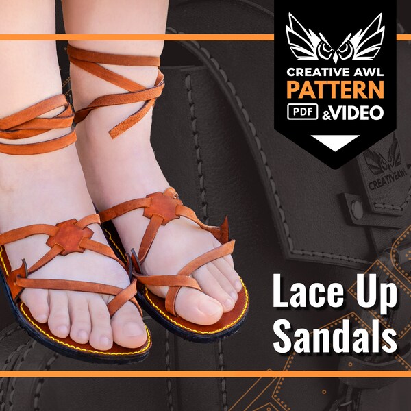 Leather Sandal Pattern - Etsy