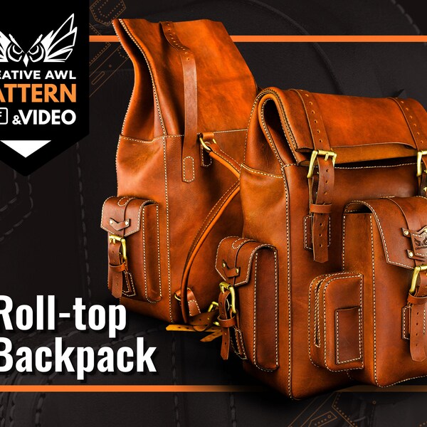 Leather Backpack - Etsy