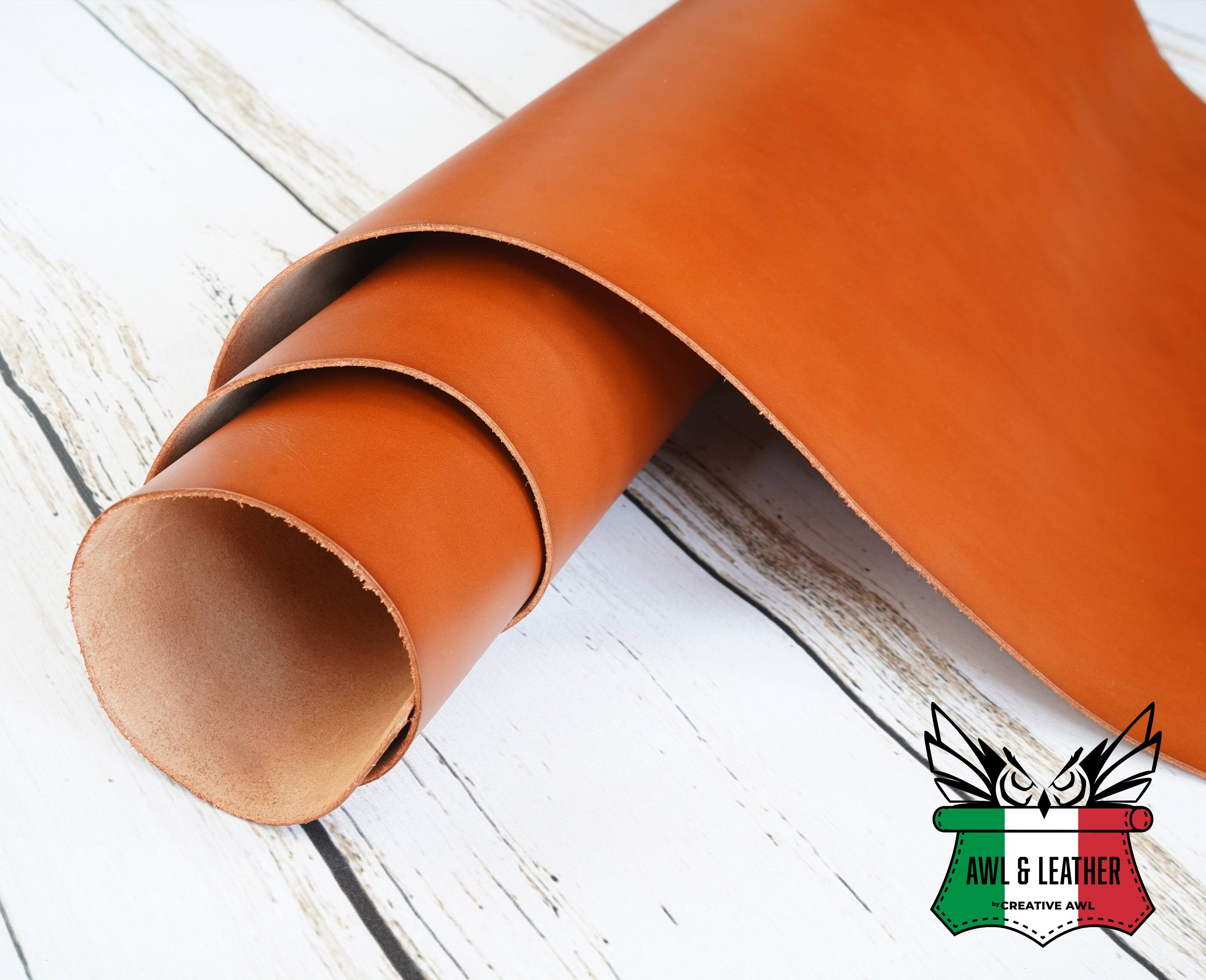 Italian Vachetta Vegetable-tanned Leather First Grade Full - Etsy