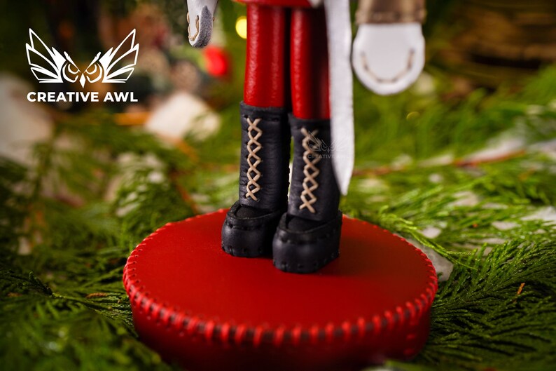 Leather Nutcracker PDF Pattern: DIY Holiday Decor (DXF File) - Etsy