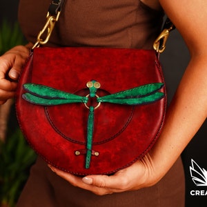 PDF & DXF Leather Dragonfly PDF Pattern - Etsy