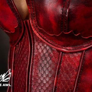 PDF & DXF Dragon and Classic Corset - Set- Leather Patterns - Leather ...