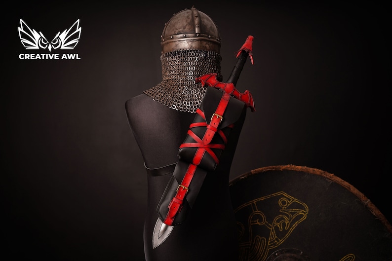 PDF & DXF Leather Dragon Sword PDF Pattern - Etsy
