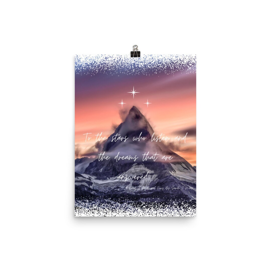 A Court of Thorns and Roses Inspired - "to the Stars Who Listen ...