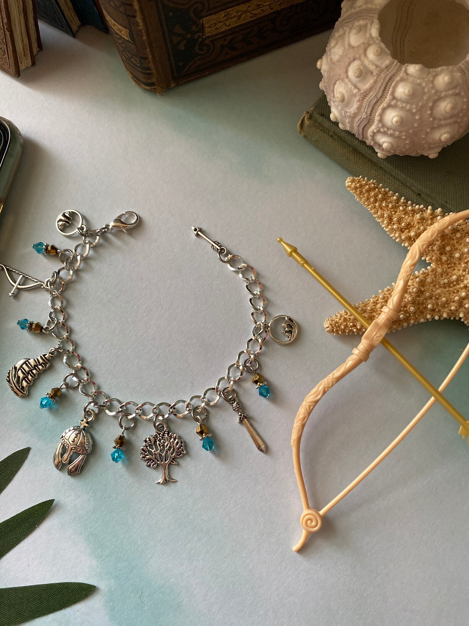 The Song of Achilles Inspired Charm Bracelet - Etsy