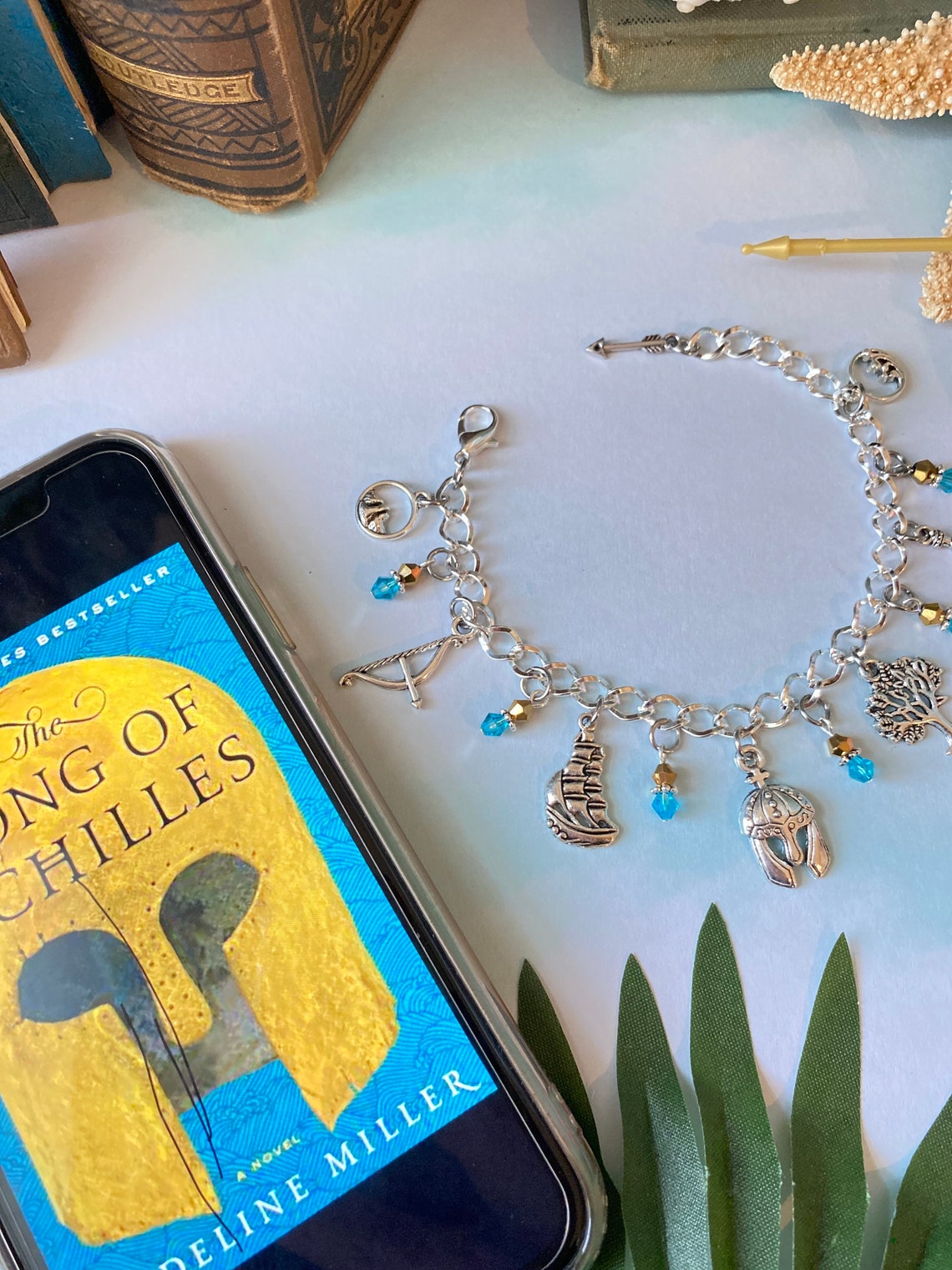 The Song of Achilles Inspired Charm Bracelet - Etsy