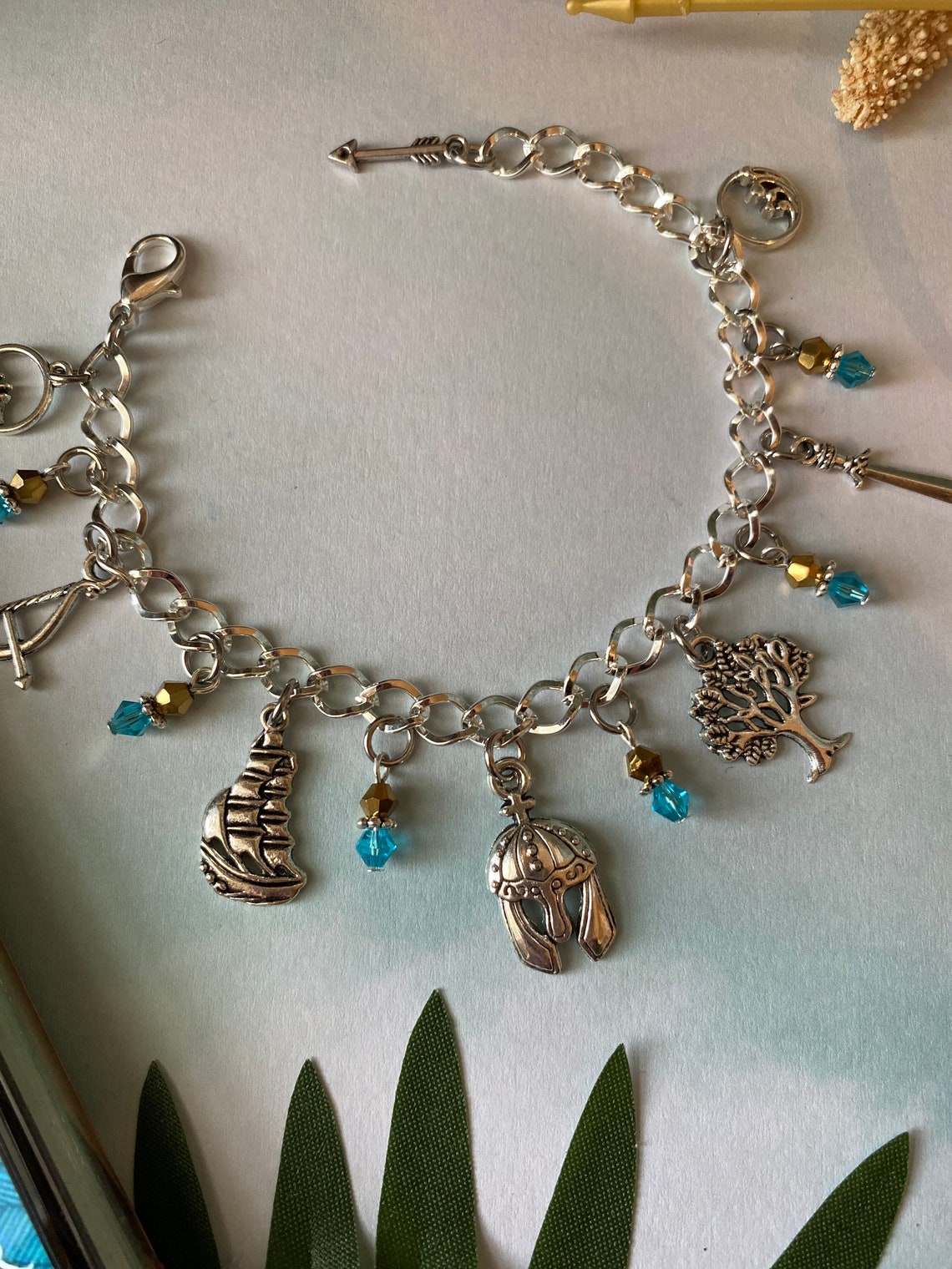 The Song of Achilles Inspired Charm Bracelet - Etsy