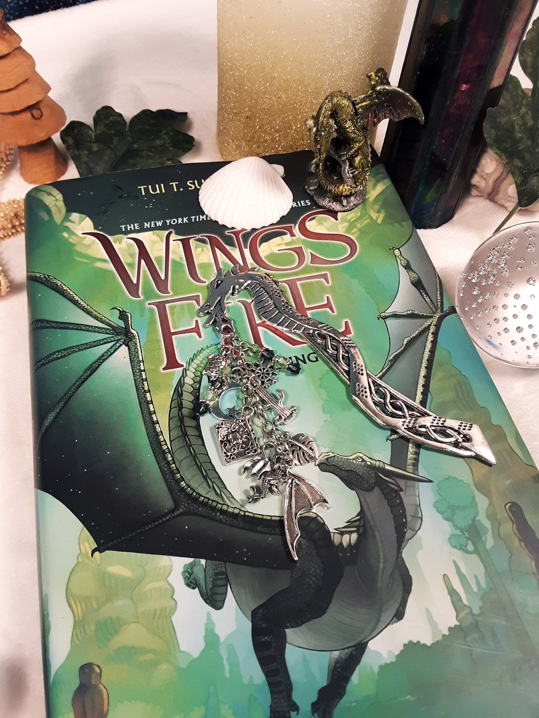 The Jade Mountain Prophecy Inspired Charm Bookmark - Etsy