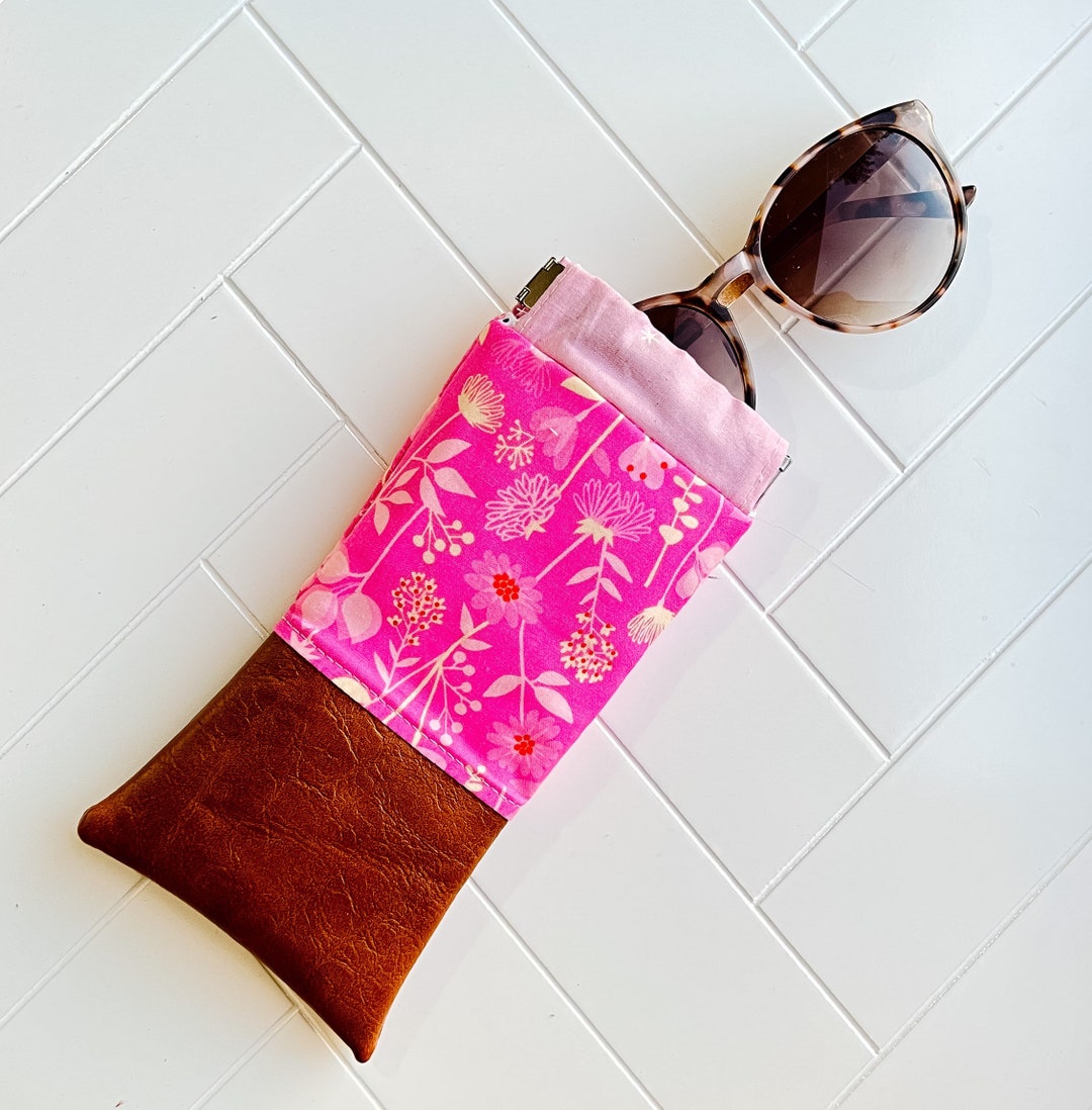 Sunnies Case Padded, Snap Closure, Sunglasses Case - Etsy