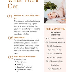 CDA Fully Written RC II 1-9 Learning Experiences Portfolio Builder ...