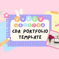 CDA Professional Portfolio Templates - Etsy