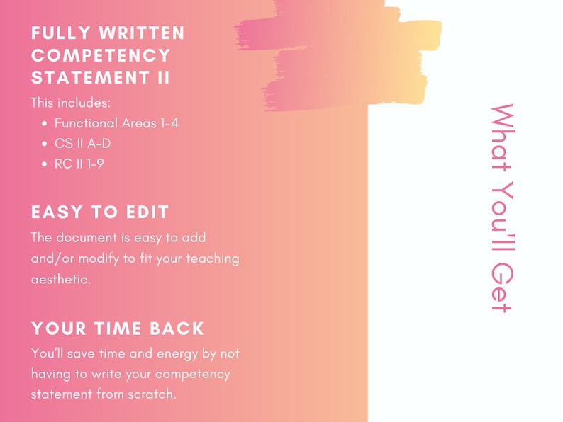 CDA Fully Written Competency II BUNDLE (includes Rc 1-9) Portfolio ...