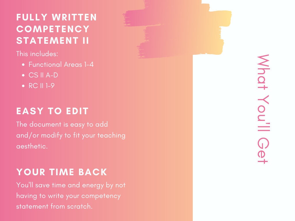 CDA Fully Written Competency II BUNDLE (includes Rc 1-9) Portfolio ...