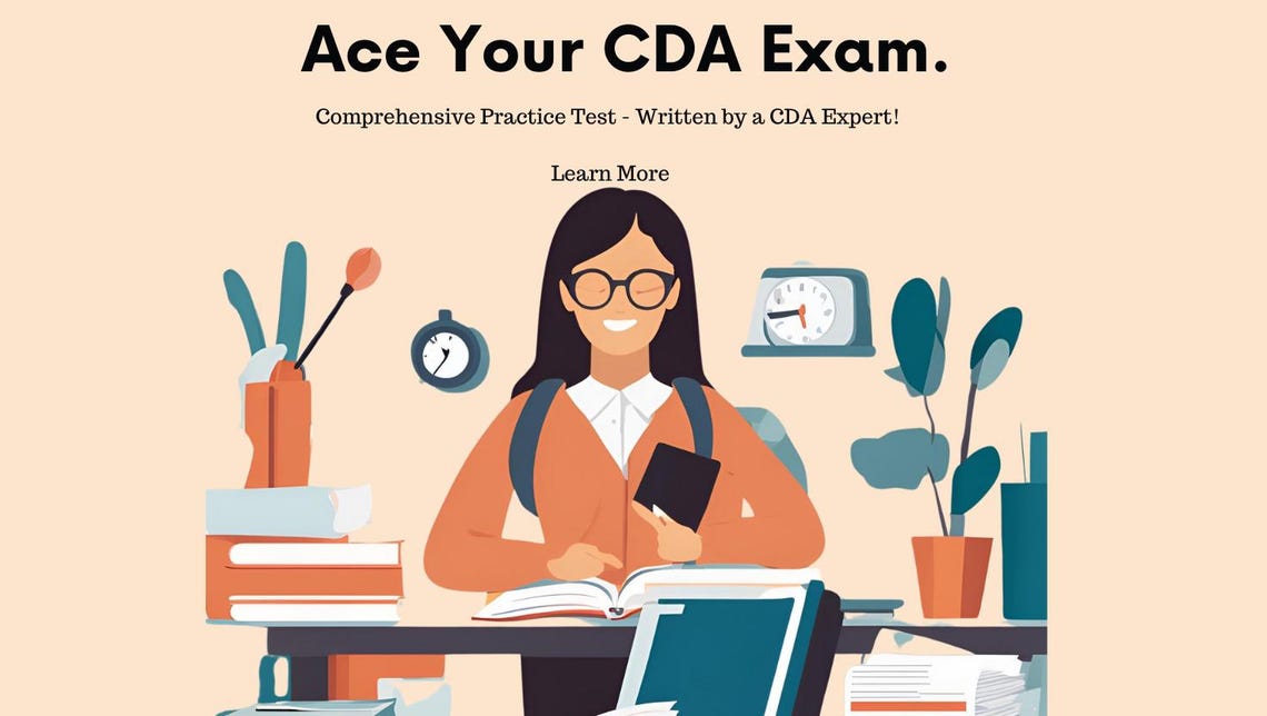 Ace Your CDA Exam With This Comprehensive Practice Test! - Etsy