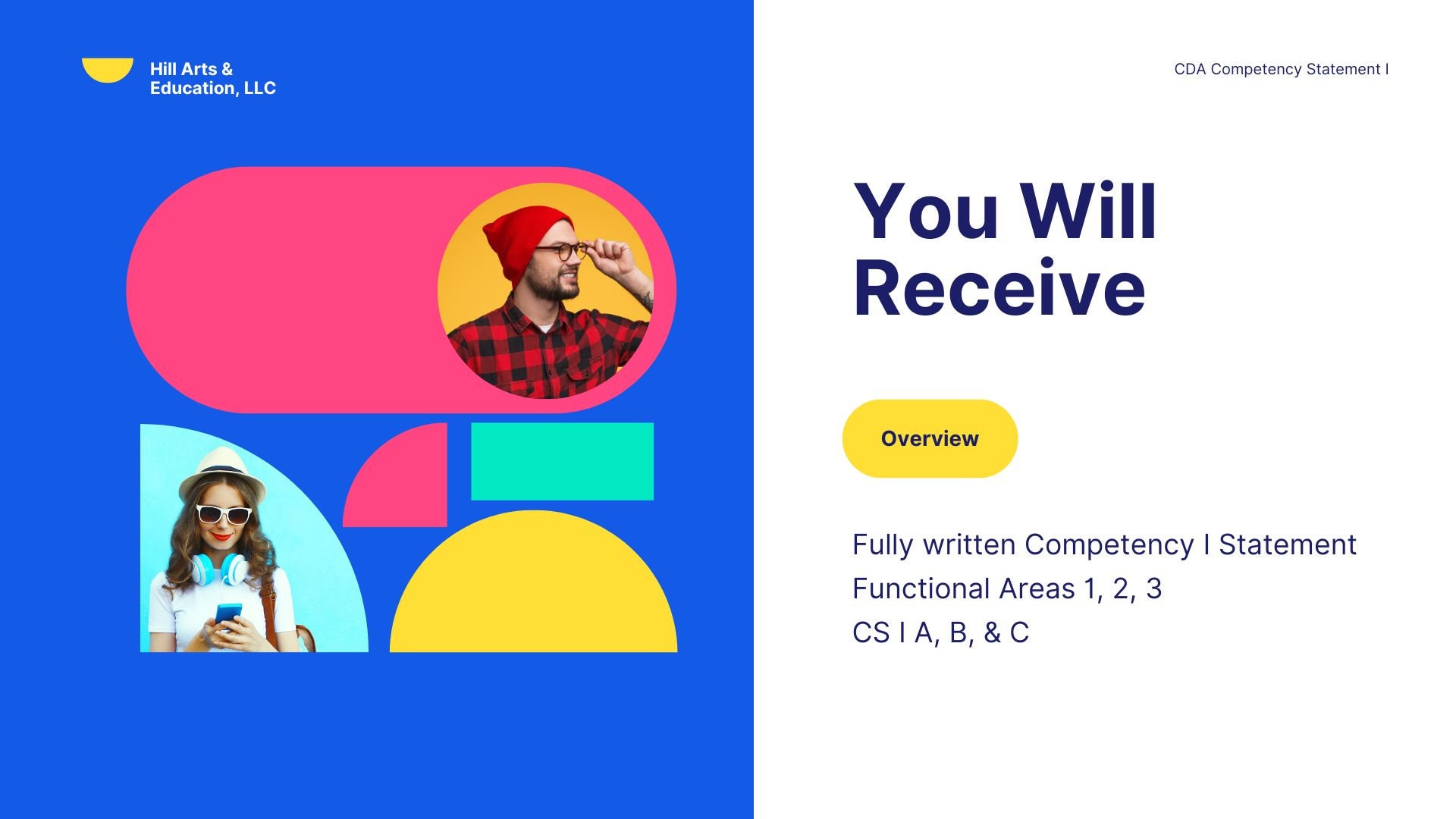 CDA FULLY WRITTEN Competency Statement I + Resource Collection Items 1 ...