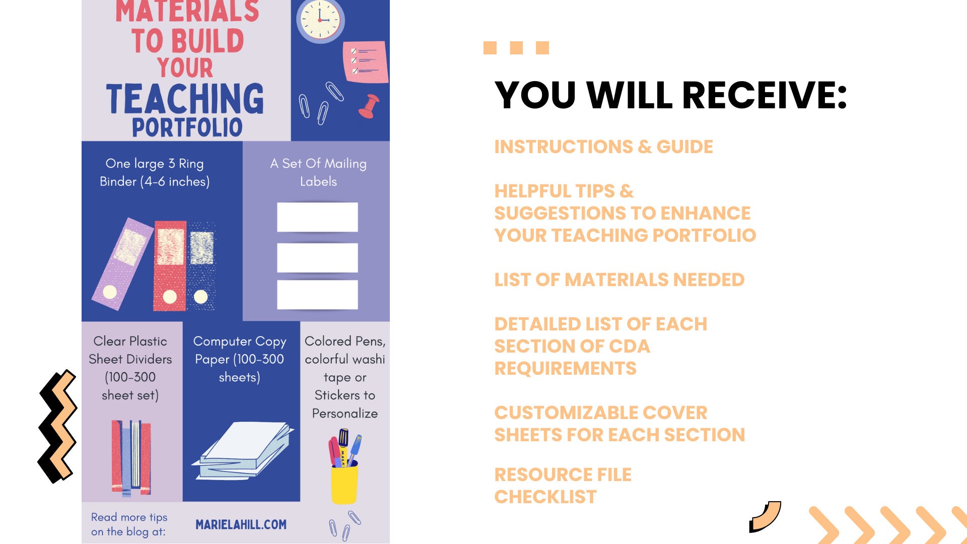 CDA Teaching Portfolio Builder Guide, Word Doc, Teacher Professionals ...