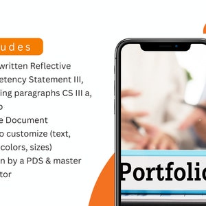 CDA CS III Template: Fully Written & Easy to Edit Portfolio Teacher ...