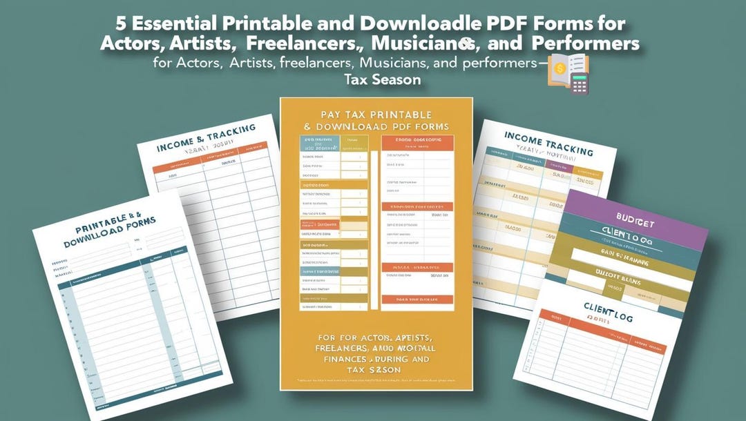 Artist's Financial Toolkit: 5 Essential Forms for Tax Season Tax ...
