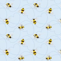Bee & Honeycomb 100% Cotton Fabric - Aft Loft Collection (half Yard) - Etsy