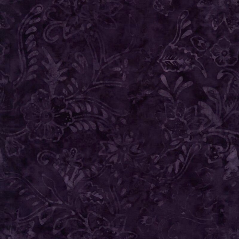 Purple Batik Fabric - Etsy