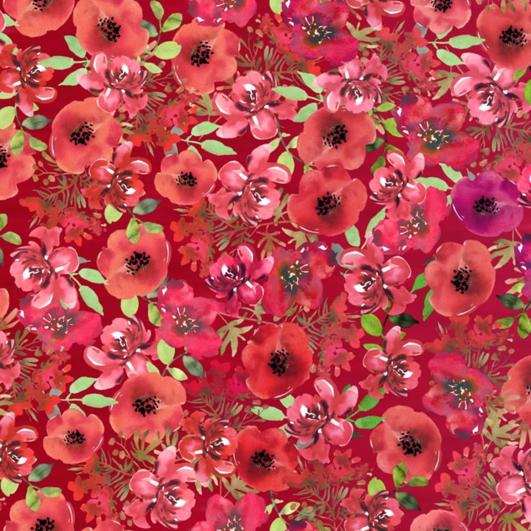 Glorious Garden Floral Ombre by in the Beginning Fabrics // 100% Cotton ...