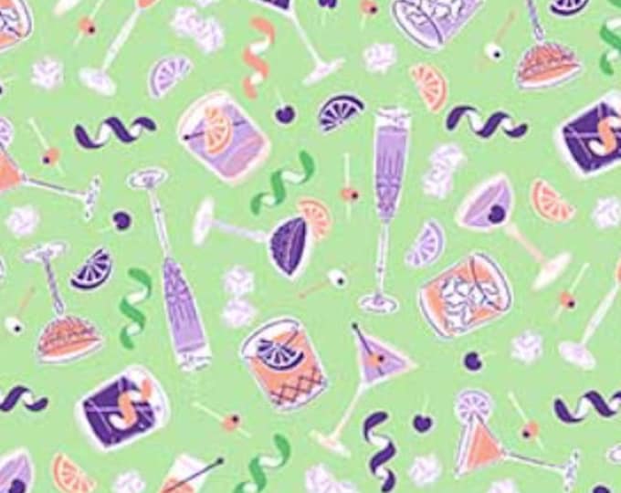 Cocktail Party Fabric Party Time by Mag-o Magenta Cocktails Party Decor ...