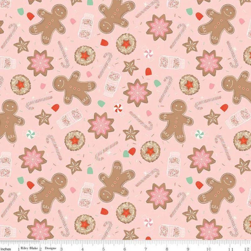 Gingerbread Fabric - Etsy