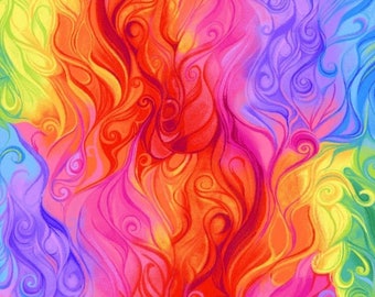 Rainbow Fabric - Etsy