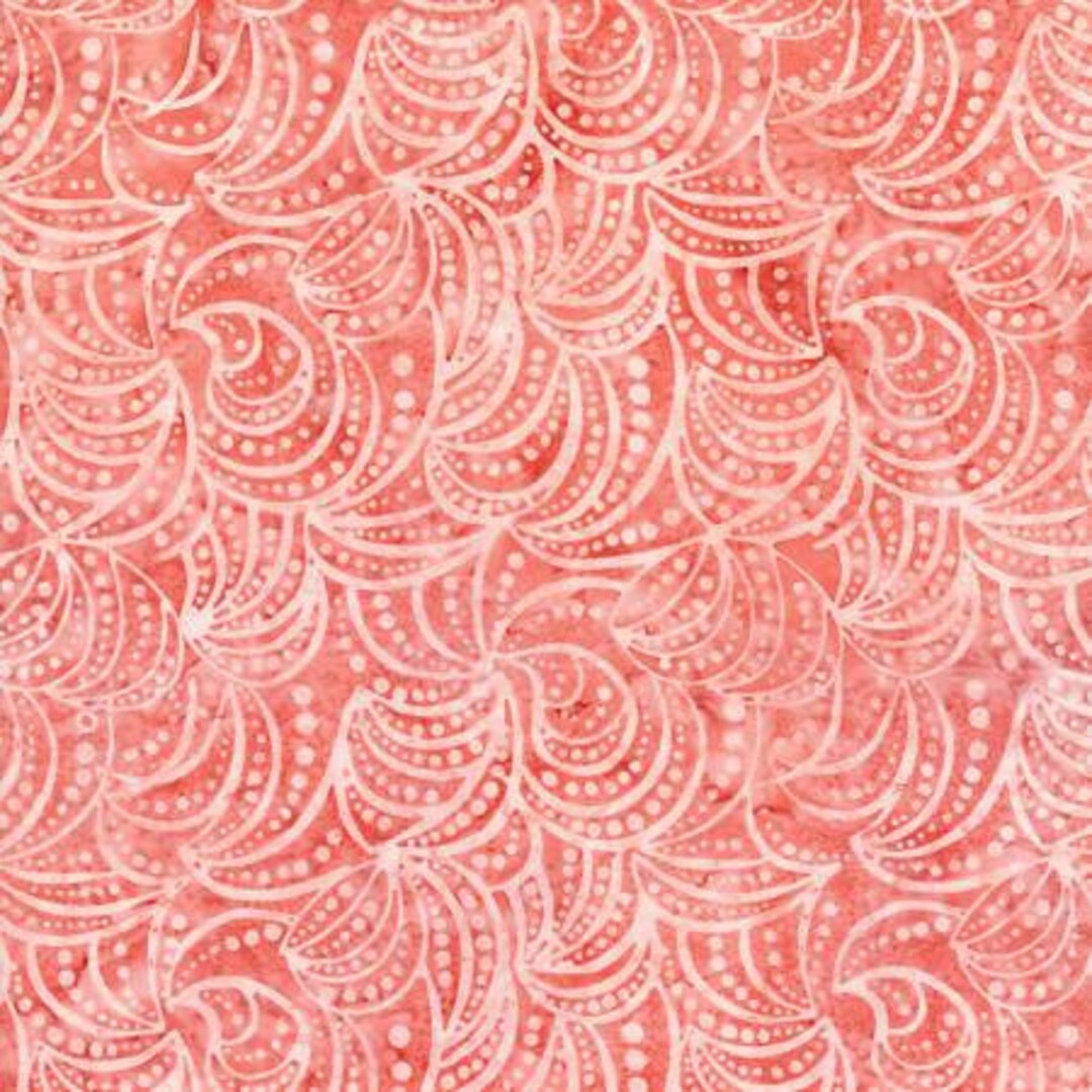 Tonga Batik Coral Swirls Shapes and Dots by Timeless Treasures ...