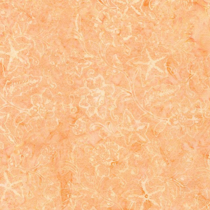 Tonga Batik Pastels Pretty Floral Peach by Timeless Treasures ...