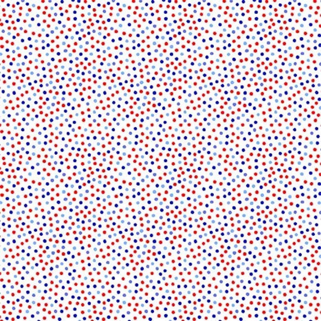Patriotic Pindot by Michael Miller Fabrics // 100% Cotton // Quilting ...