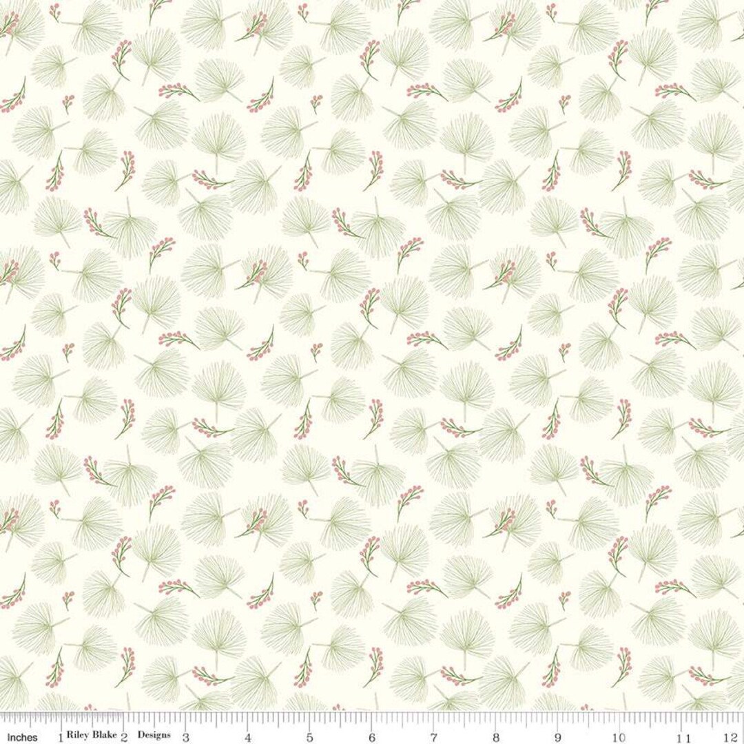 Enchanted Meadow Pine Needles by Riley Blake Fabric // Quilting Cotton ...