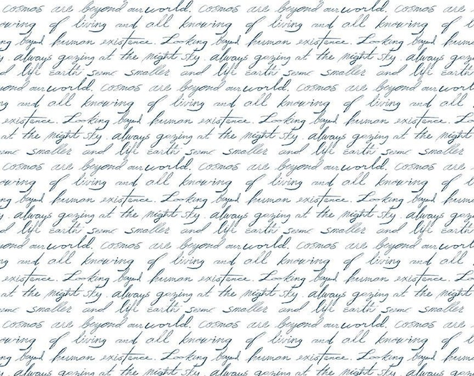 White Script by Dear Stella Designs // 100% Cotton // Quilting Fabric ...