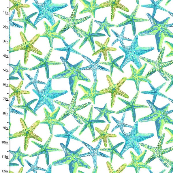 Starfish Fabric - Etsy