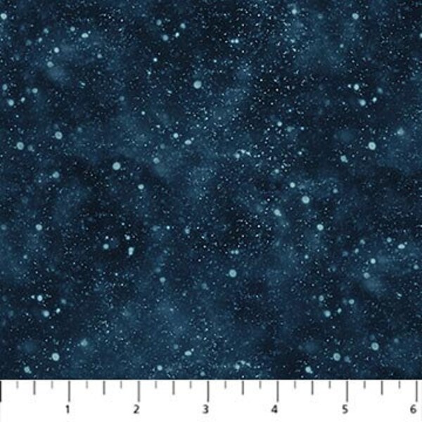 Snowy Night Fabric - Etsy
