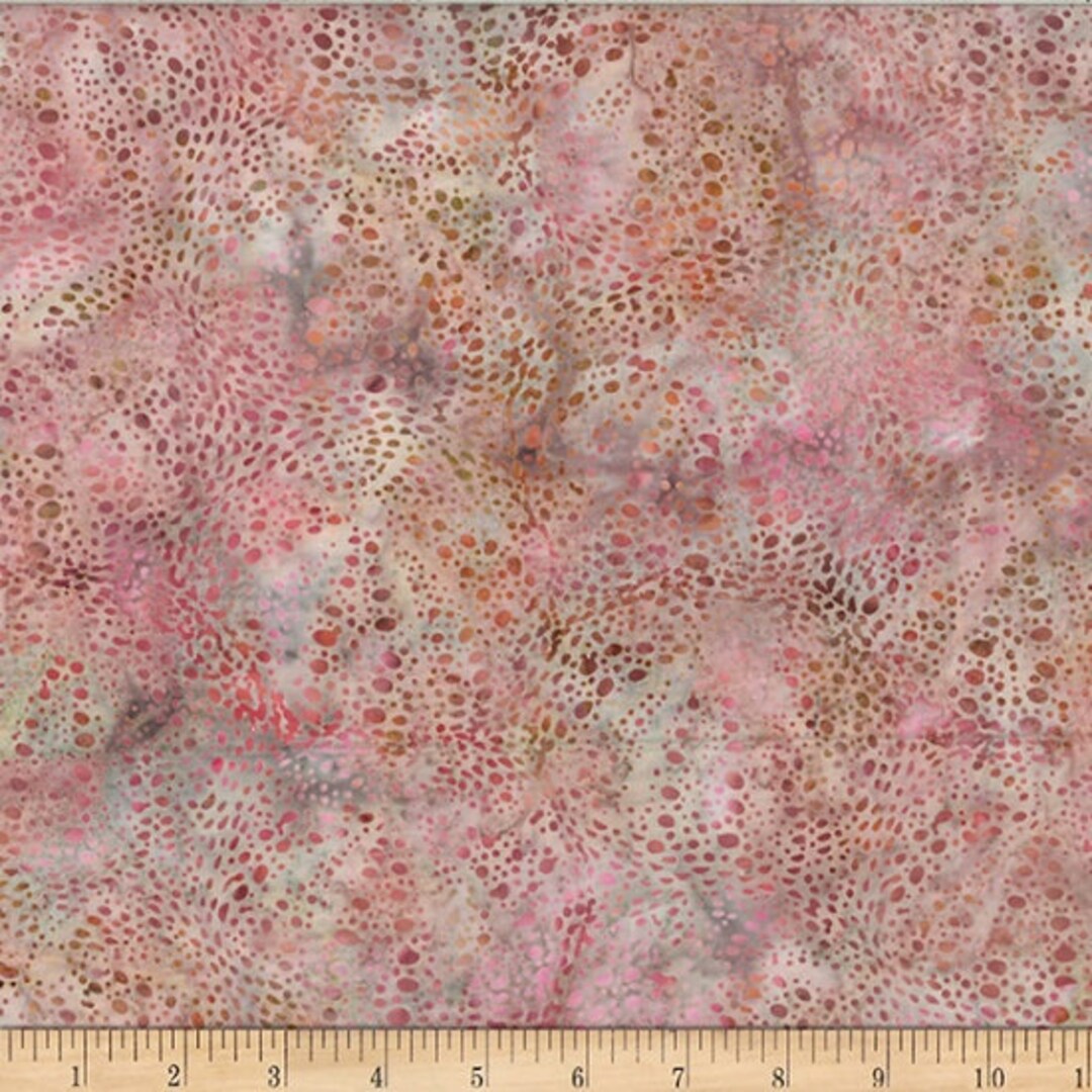 Hoffman Jelly Fish Batiks Sea Urchin Coral // Quilting Fabric // 100% ...