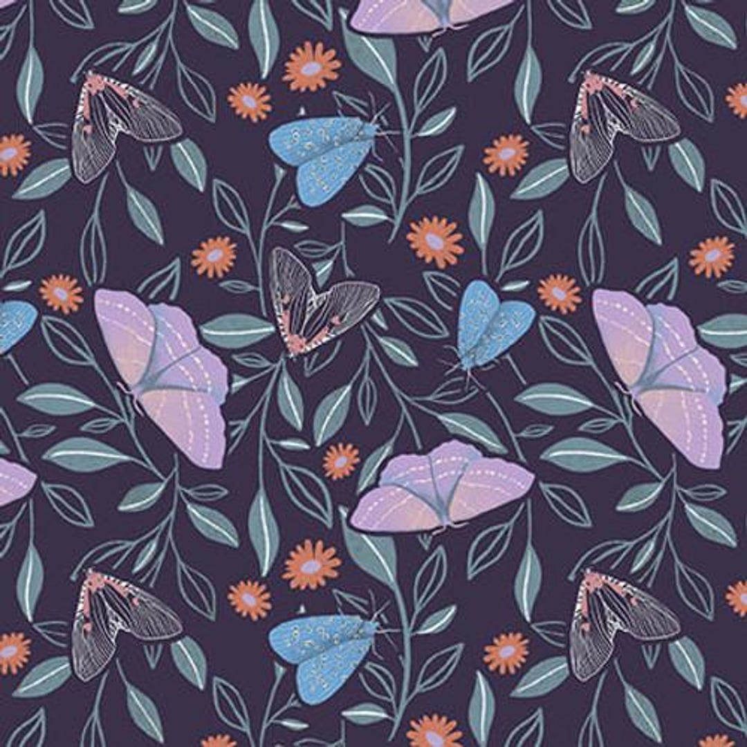 Woodland Magic - Midnight Moths - by Studio E Fabrics // Quilting ...