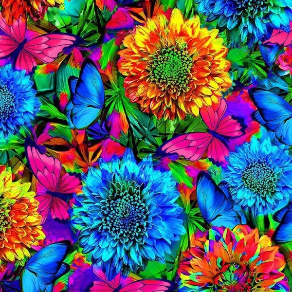 Bright Colored Fabric - Etsy