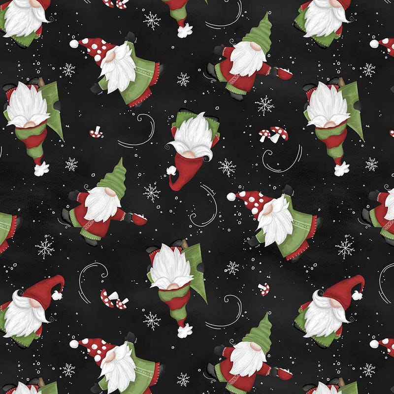 Gnome Fabric - Etsy