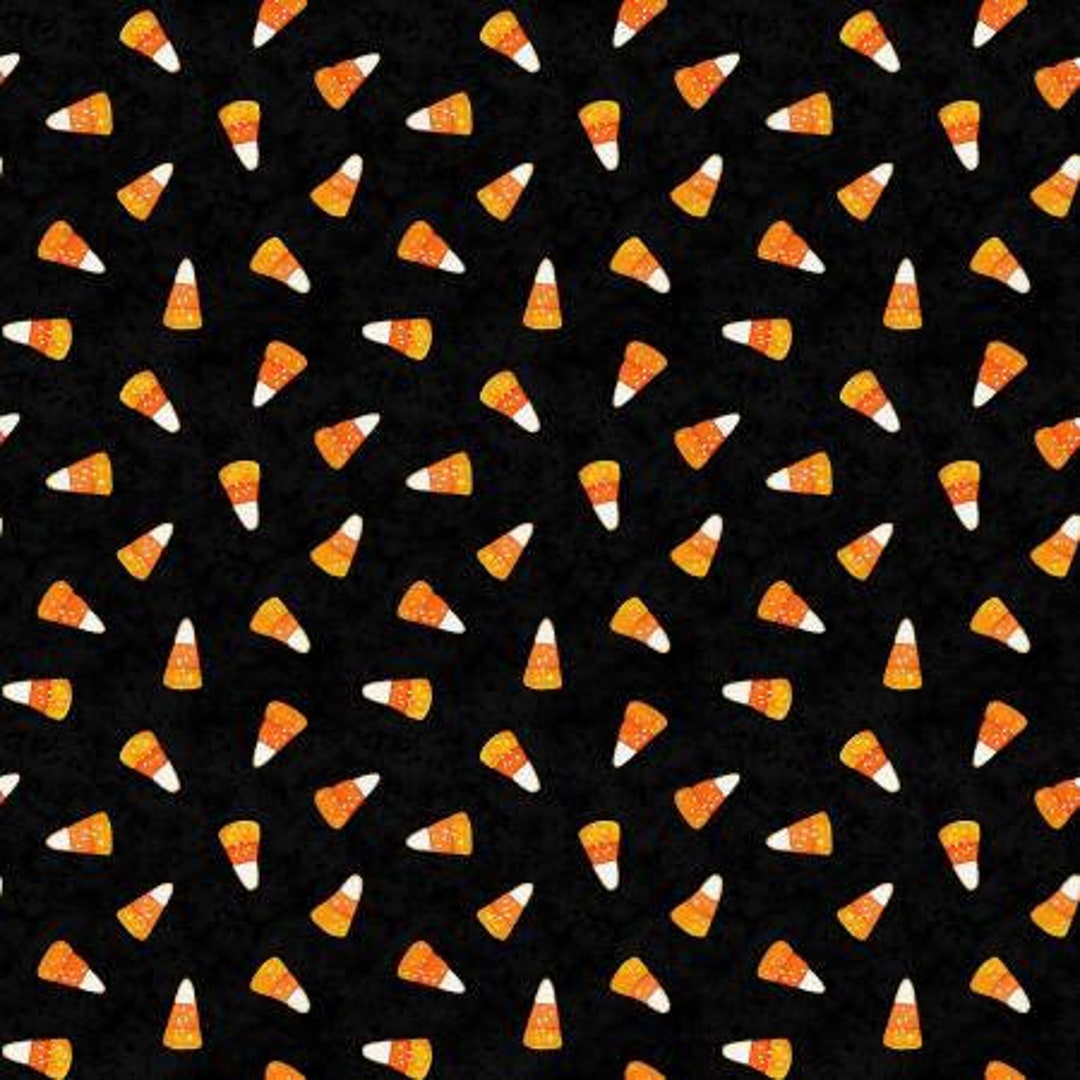 Halloween Monsters Candy Corn Toss Black by Paintbrush Studios // 100% ...