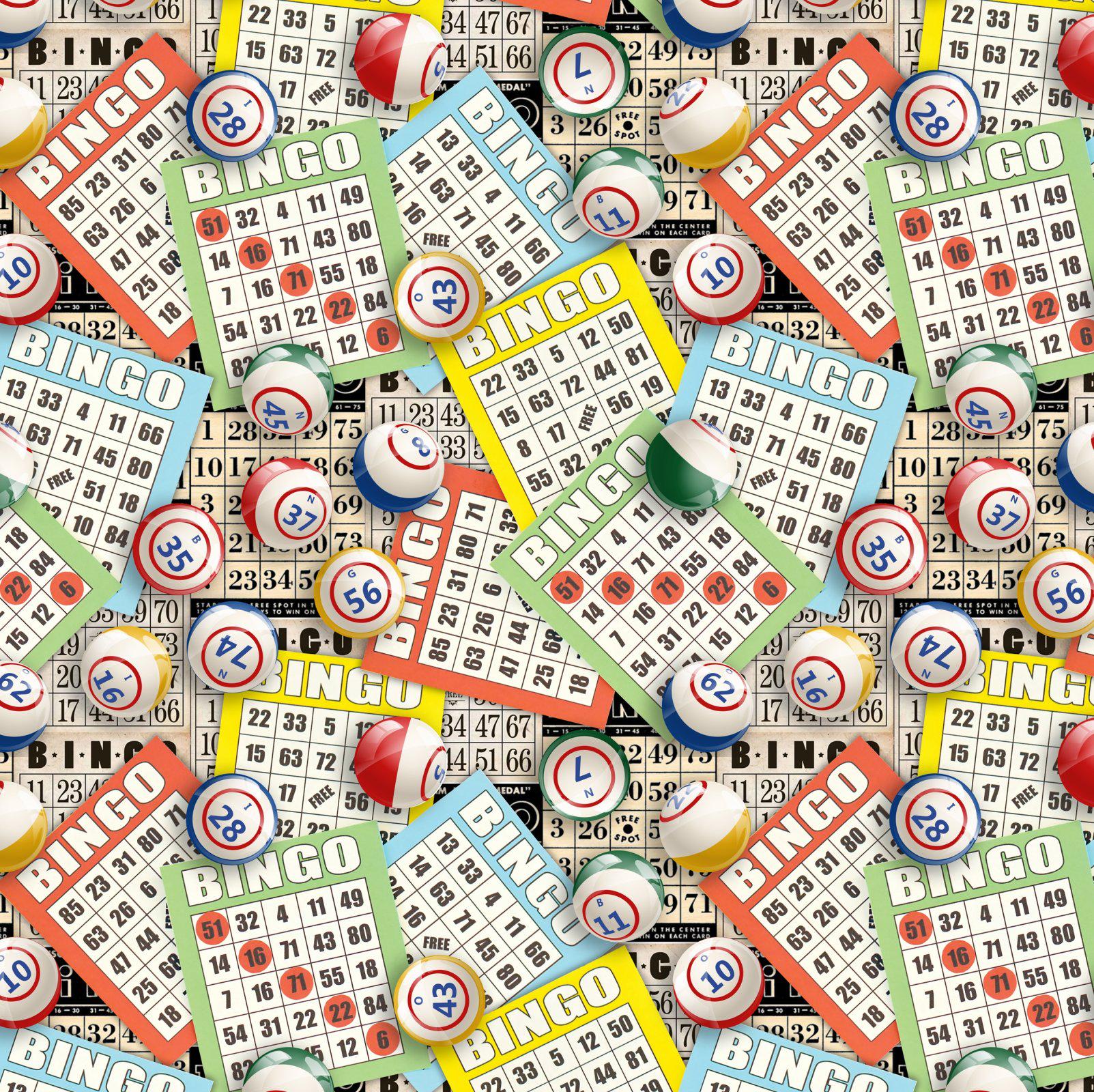 Vintage Bingo by David's Textiles // Quilting Cotton // Cotton Woven ...
