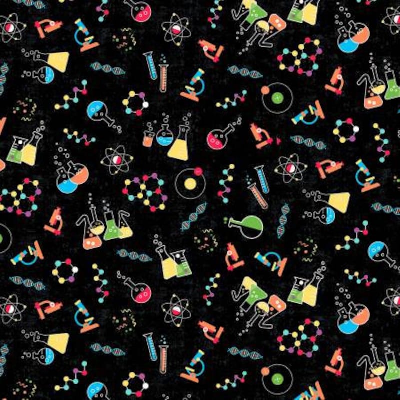 Science Fabric - Etsy