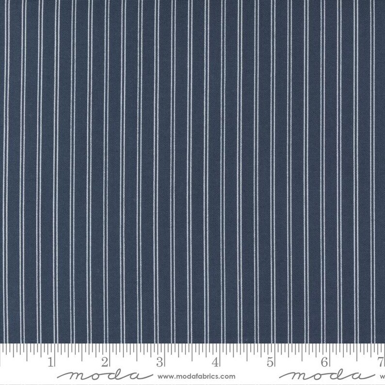 Nantucket Summer - Navy Stripe by Moda Fabrics // 100% Cotton ...