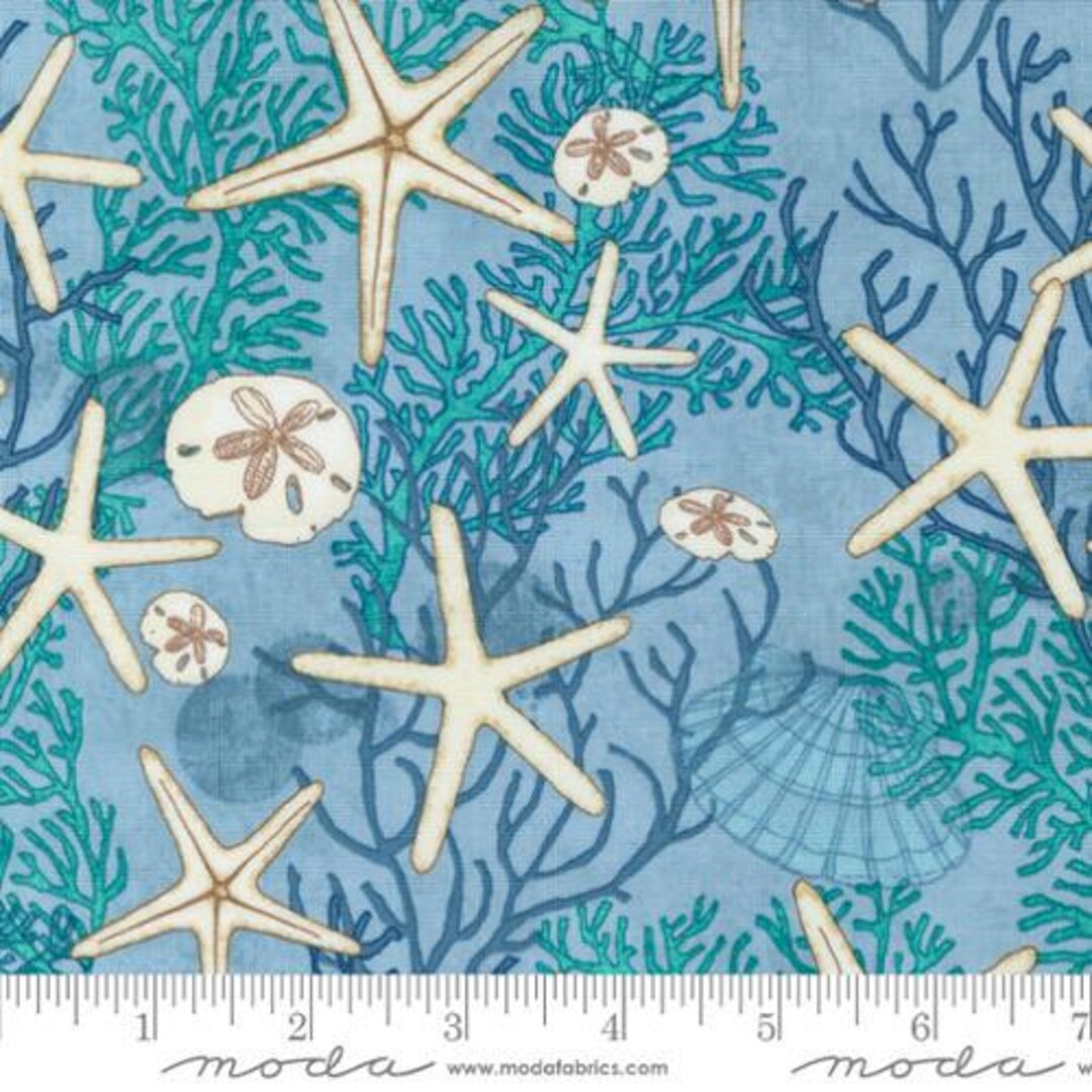 Serena Shores Beachcomber Breeze by Moda Fabrics // Quilting Cotton ...
