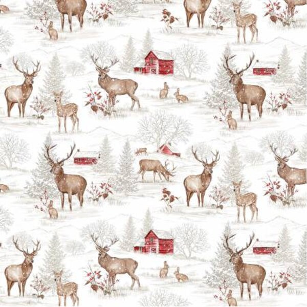 Deer Fabric - Etsy