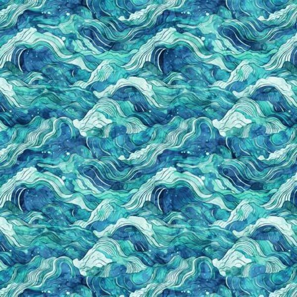 Water Fabric - Etsy