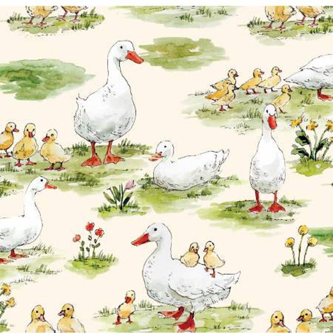 Cottontail Farm Duck Duck Goose by 3 Wishes Fabrics // Quilting Cotton ...