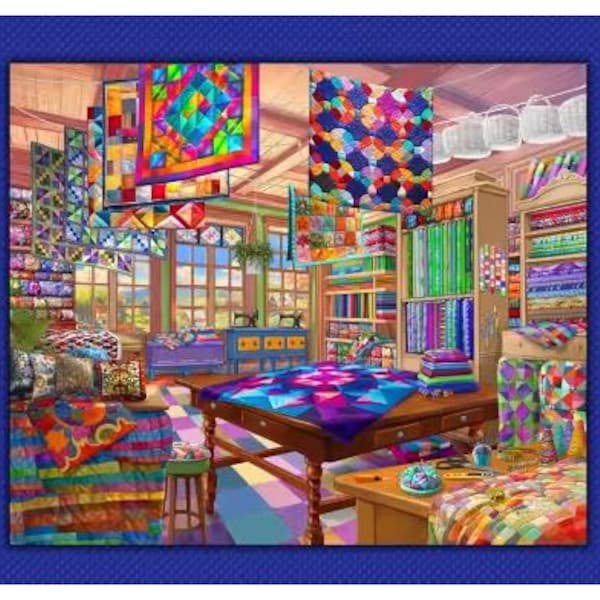 Sewing Theme Quilt Panels - Etsy