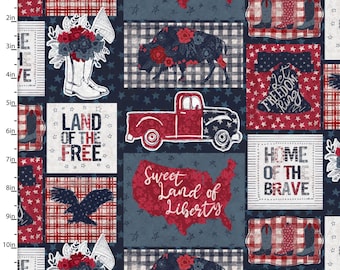 Building Blocks Fabric Building Bricks Teal by Ruthmaddockmakes ...