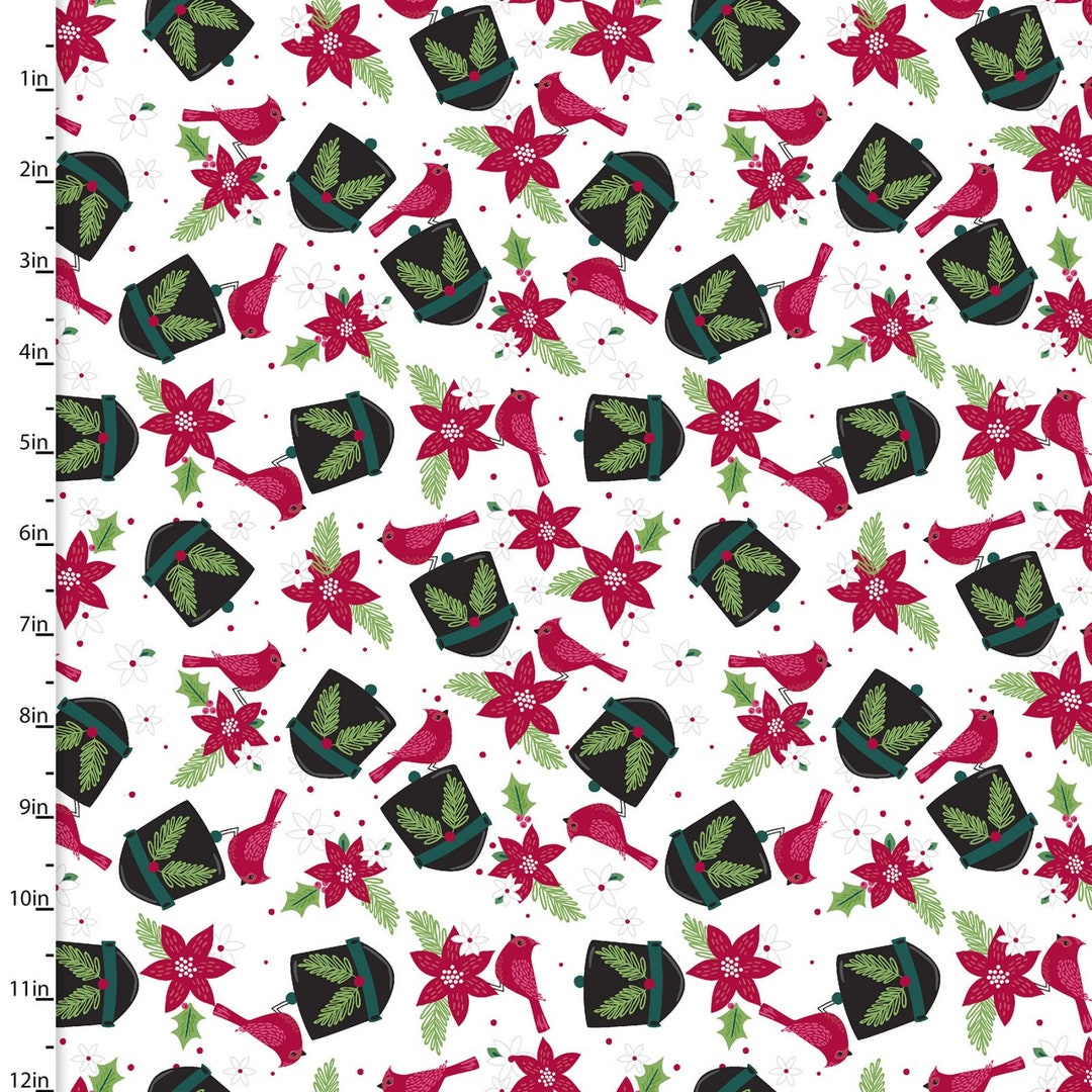 3wishes Holiday Wonder Nutcracker Hats Fabric // Quilting Cotton ...